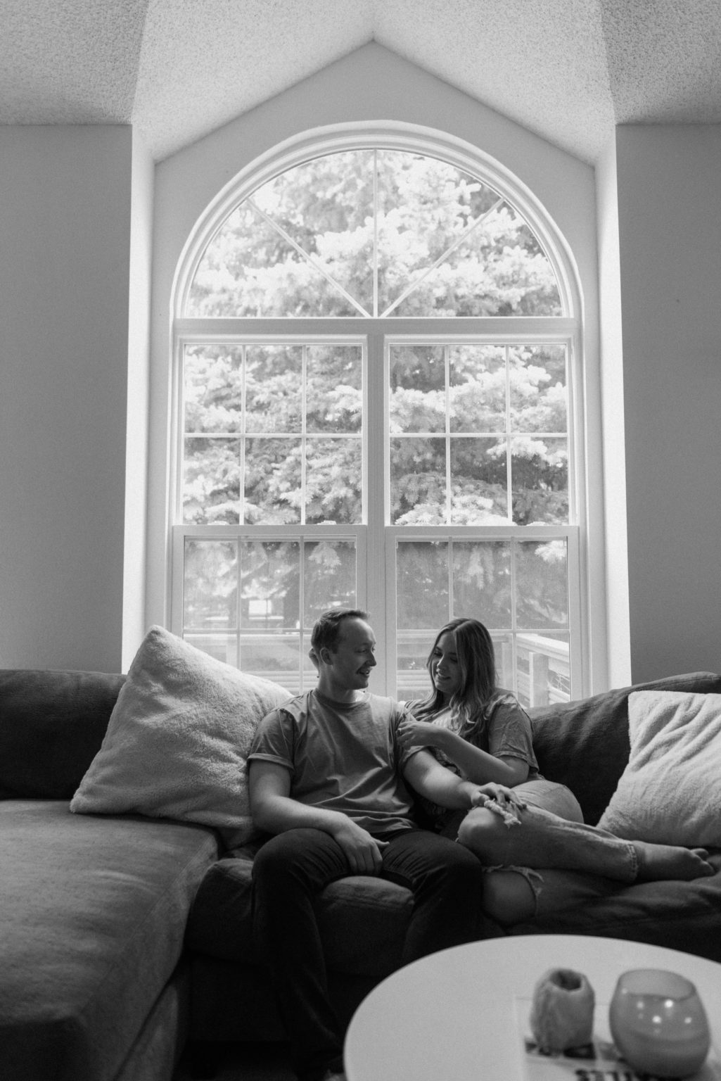 Intimate In-Home Couples Session | Castle Rock Couples Session | Molly & Jonah | Ashley Joyce ...