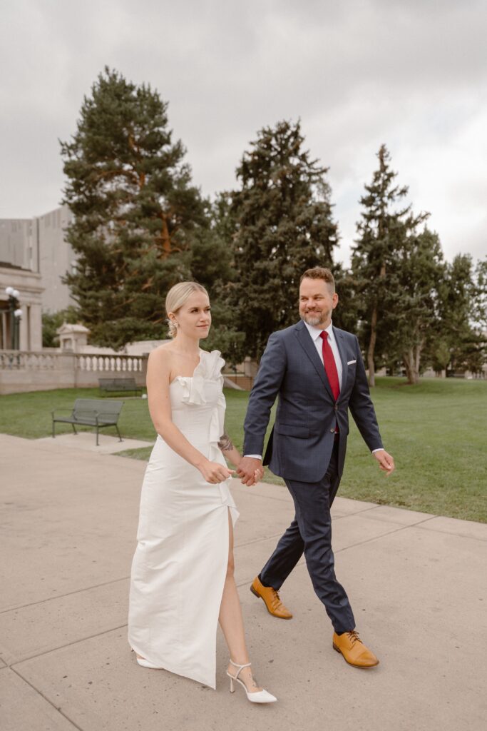 An Intimate Denver Courthouse Elopement for Carly & Brian